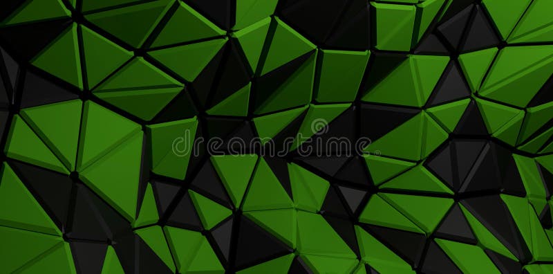Green Color Triangle Pattern Geometric Abstract Stock Photo - Image of ...