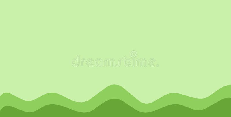 Illustration of Green Gradient Wave Shape Background Stock Illustration ...