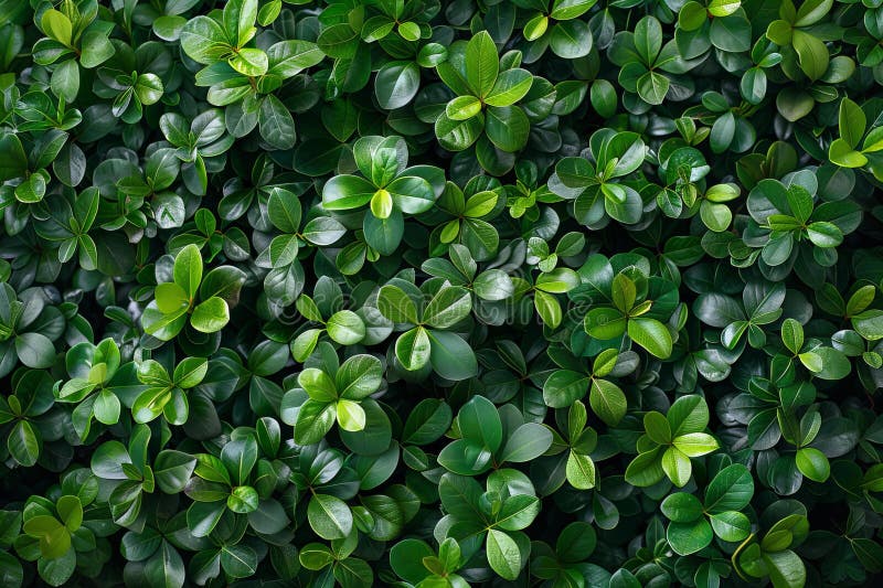 Illustration of Green Grass Wall Background Texture. Top View of Hedges ...