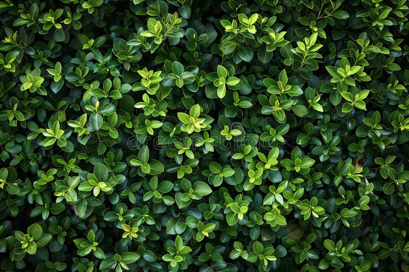 Green Grass Wall Background Texture. Top View of Hedges, Green Leafy ...