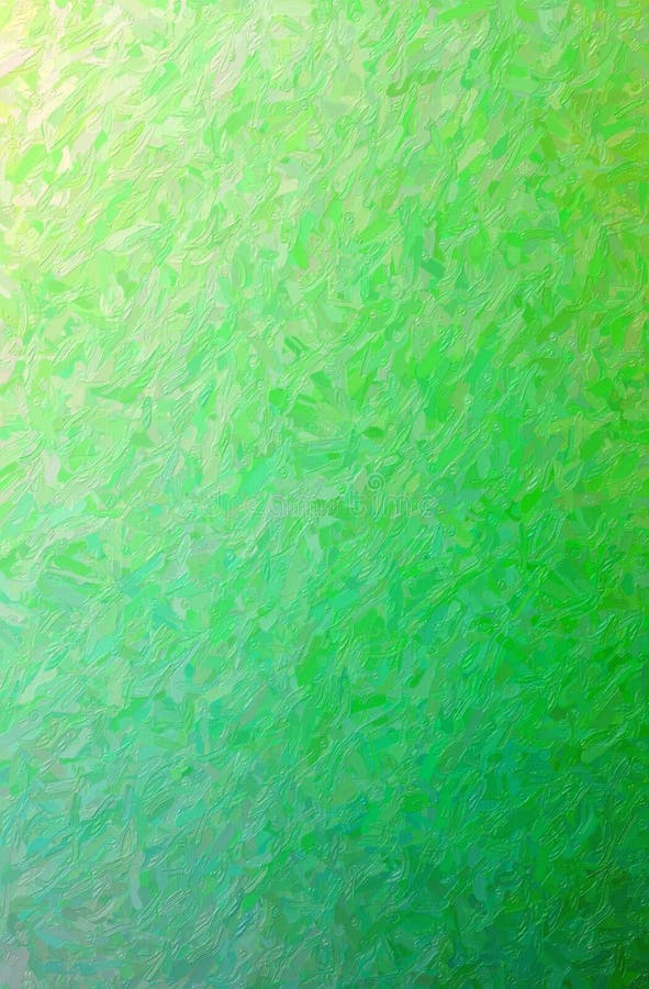 Illustration of Green Large Color Variation Impasto Vertical Background ...