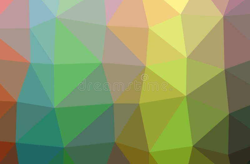 Illustration of Green Low Poly Nice Multicolor Background. Stock ...