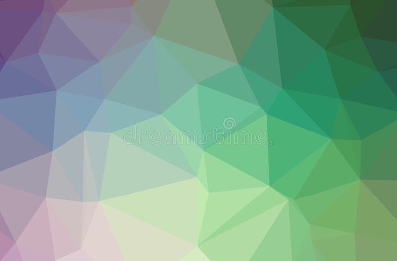 Illustration of Green Low Poly Nice Multicolor Background. Stock ...