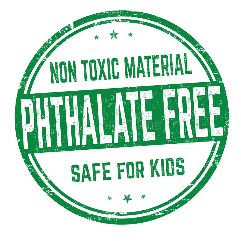 Illustration of a Green Phthalate Free Sign Isolated on a White ...