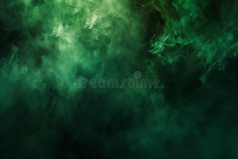 Green Steam on a Black Background, Design Element, Abstract Texture ...