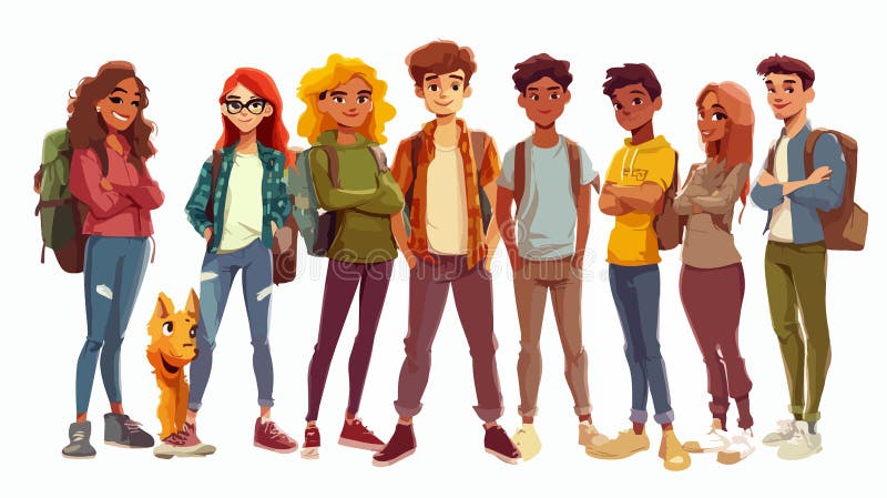 Diverse Group of International Friends Enjoying Time Together Stock ...