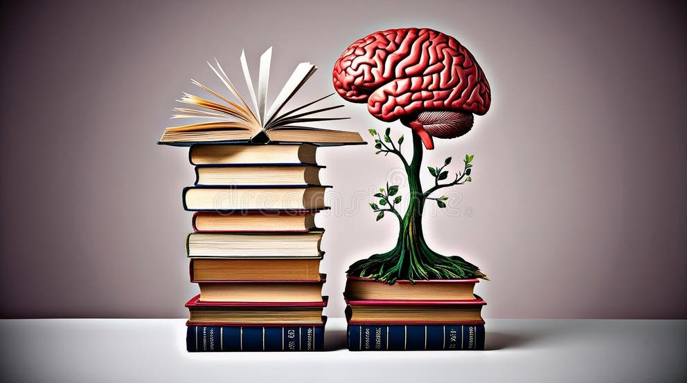 Knowledge Growth stock illustration. Illustration of lighting - 349597382