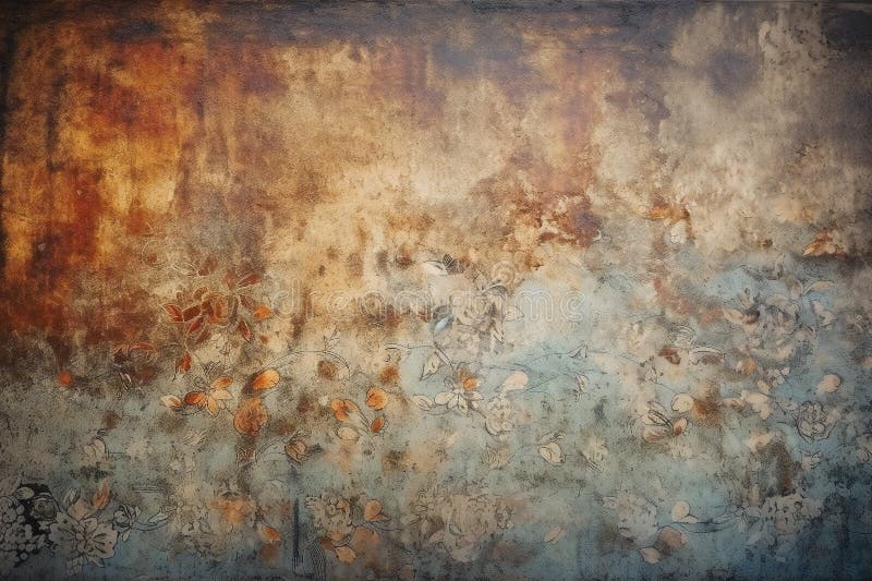 Grunge Stained Decorative Wallpaper, Abstract, Textures Stock ...