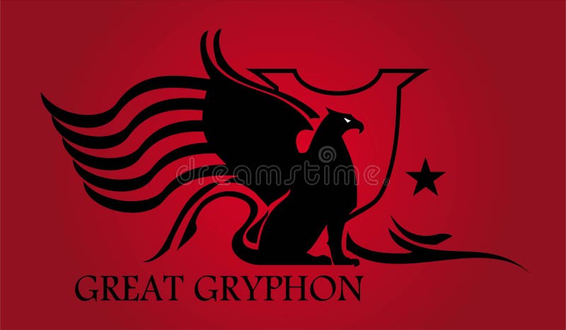 Gryphon design stock vector. Illustration of gryphon - 171110607