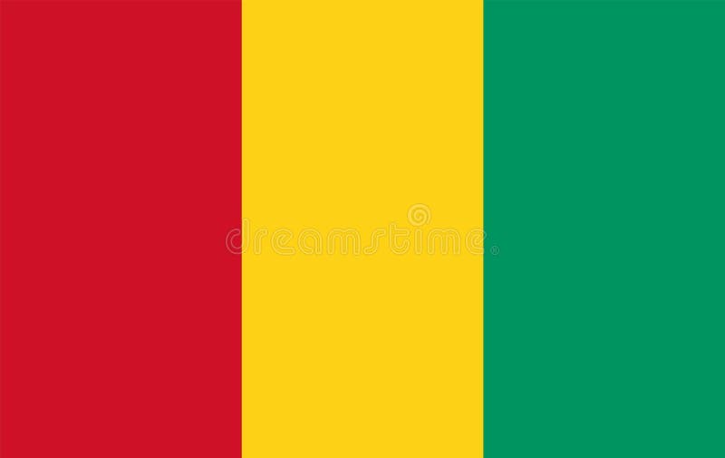 Illustration of Guinea National Flag Stock Vector - Illustration of ...