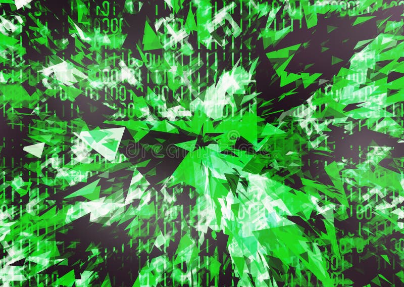 Illustration of Hacker Attack and Breaking Data Stock Illustration ...