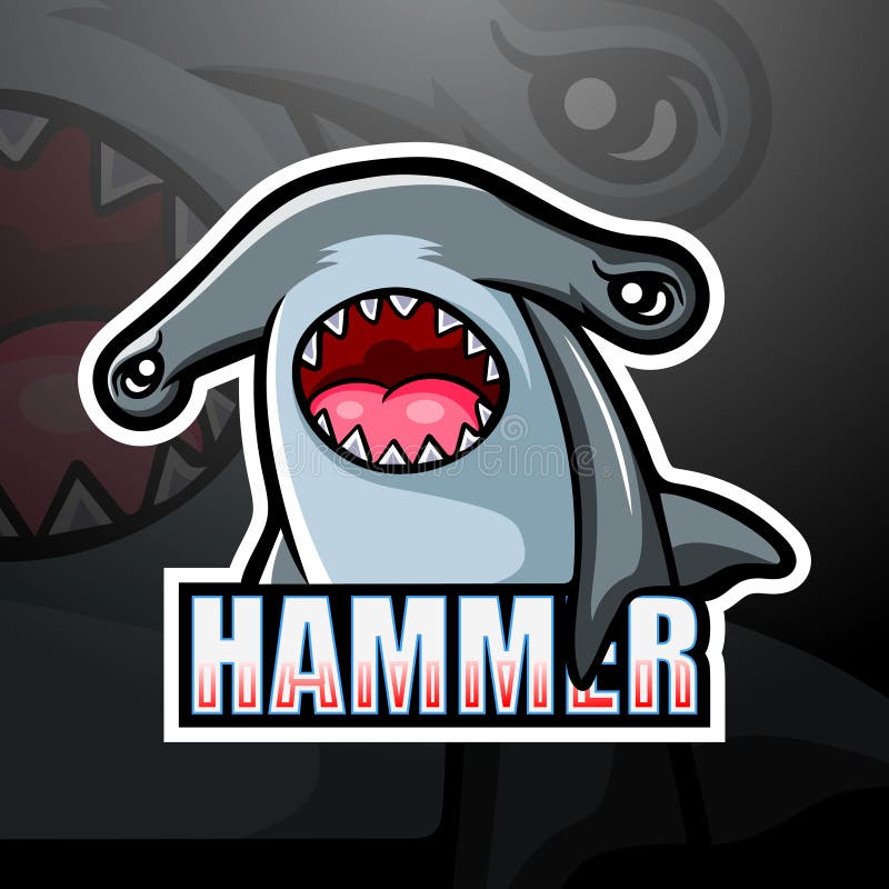 Hammerhead Shark Logo Stock Illustrations – 539 Hammerhead Shark Logo ...