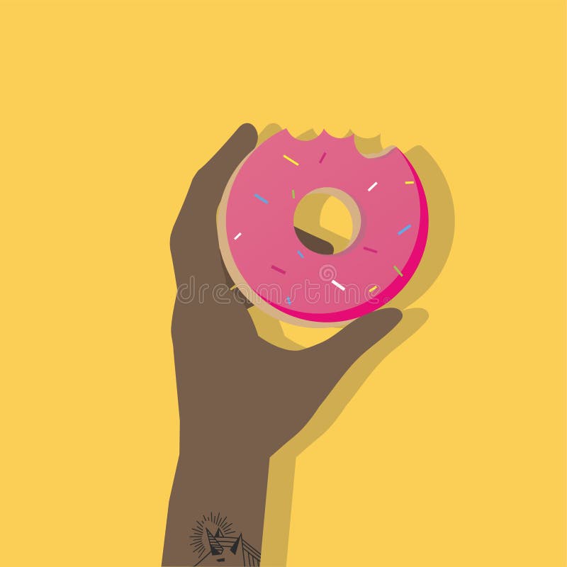 Hand Man Grabbing Food Stock Illustrations – 38 Hand Man Grabbing Food ...