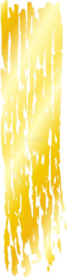 Illustration of Hand-drawn Long Gold Thick Brush Vertical Line Stock ...