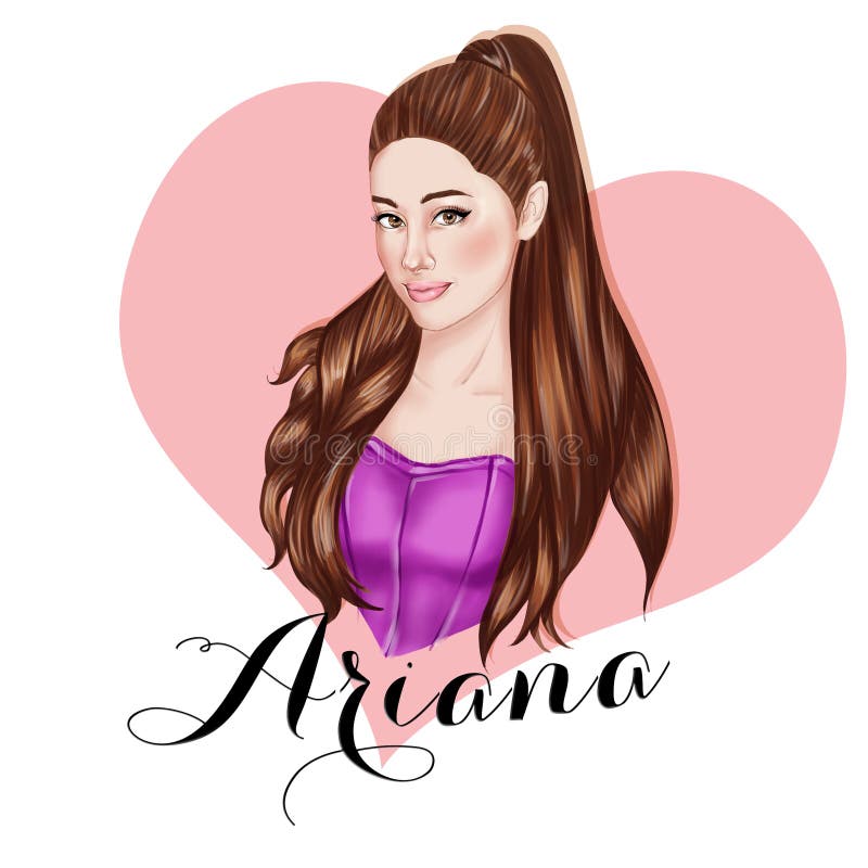 Ariana Grande Illustration Stock Illustrations – 22 Ariana Grande ...