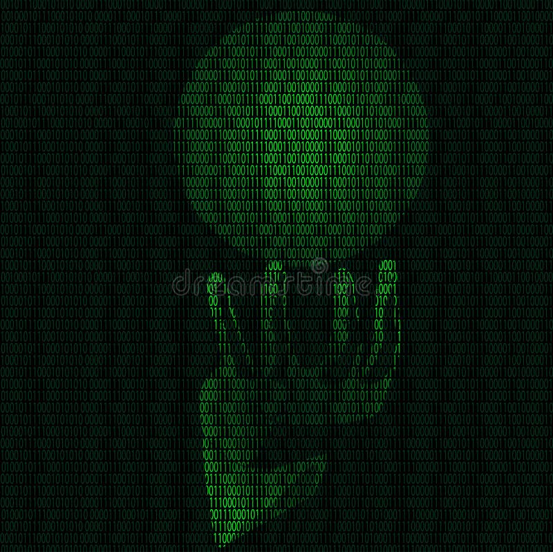 Hand and Magic Sphere of Binary Code Stock Vector - Illustration of ...