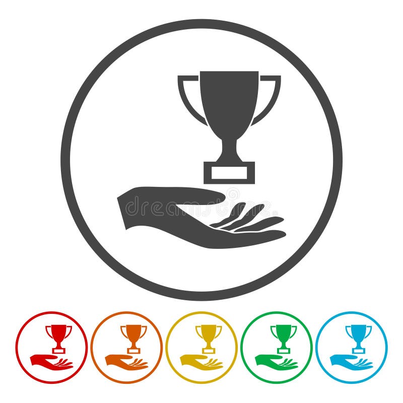 Illustration of a Hand Offering Cup Stock Vector - Illustration of good ...