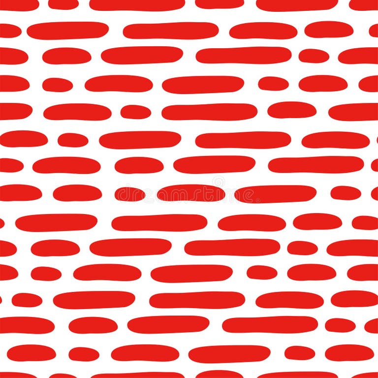 Colorful Hand Painted Line Pattern Variation Stock Vector ...