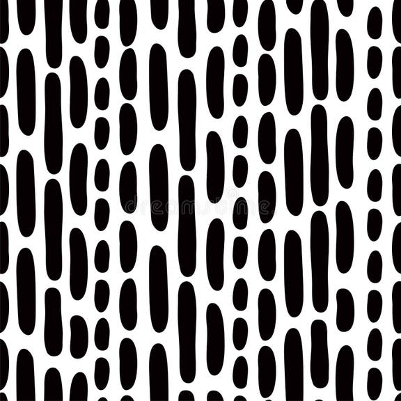 Hand Painted Line Pattern Variation Stock Illustration - Illustration ...