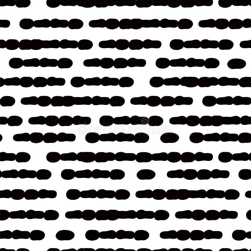 Hand Painted Line Pattern Variation Stock Vector - Illustration of ...