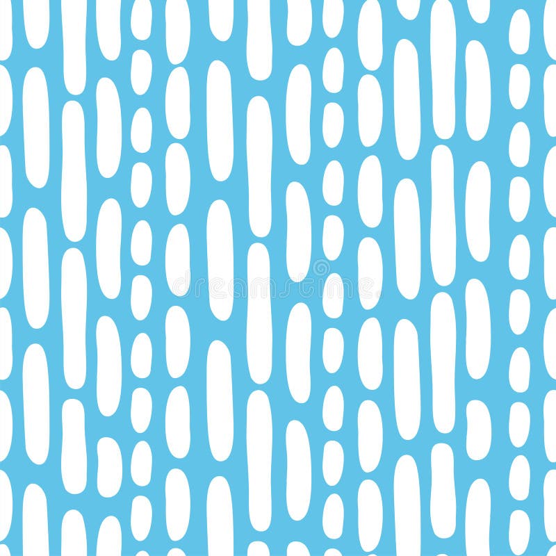 White Hand Painted Line Pattern Variation Stock Illustration ...