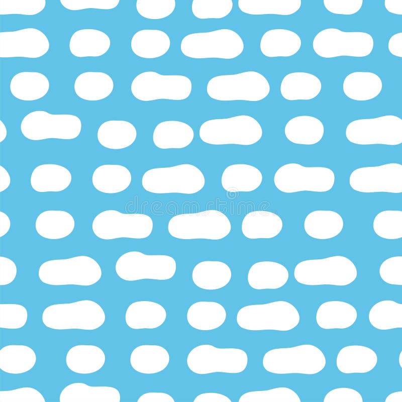 White Hand Painted Line Pattern Variation Stock Illustration ...