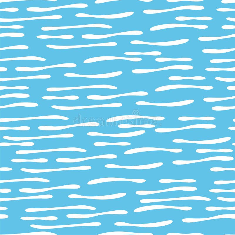 White Hand Painted Line Pattern Variation Stock Illustration ...