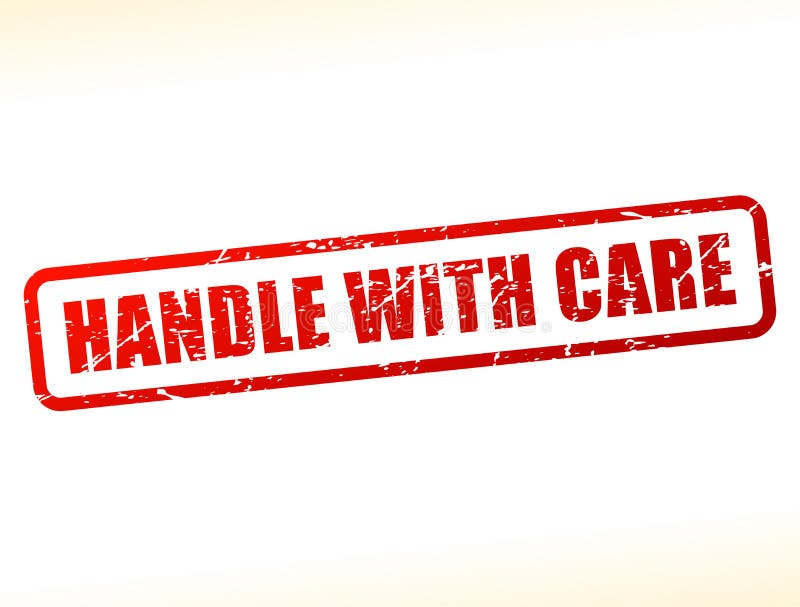 Handle with care stock vector. Illustration of handle - 5755082