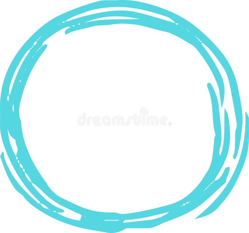 Handwritten Circle Variations Stock Vector - Illustration of full, text ...