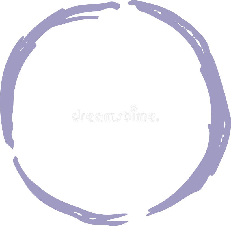 Colorful Handwritten Circle Variations Stock Vector - Illustration of ...