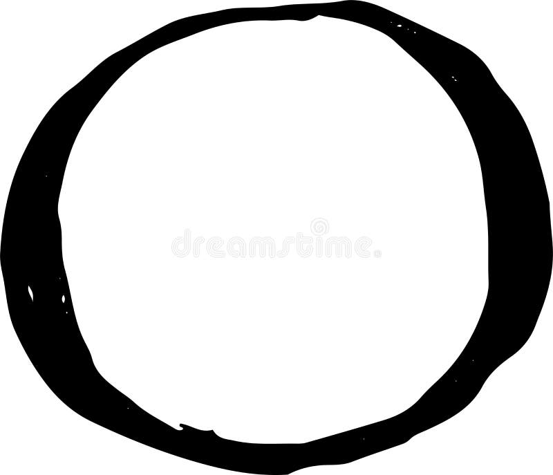 Handwritten Circle Variations Stock Vector - Illustration of character ...