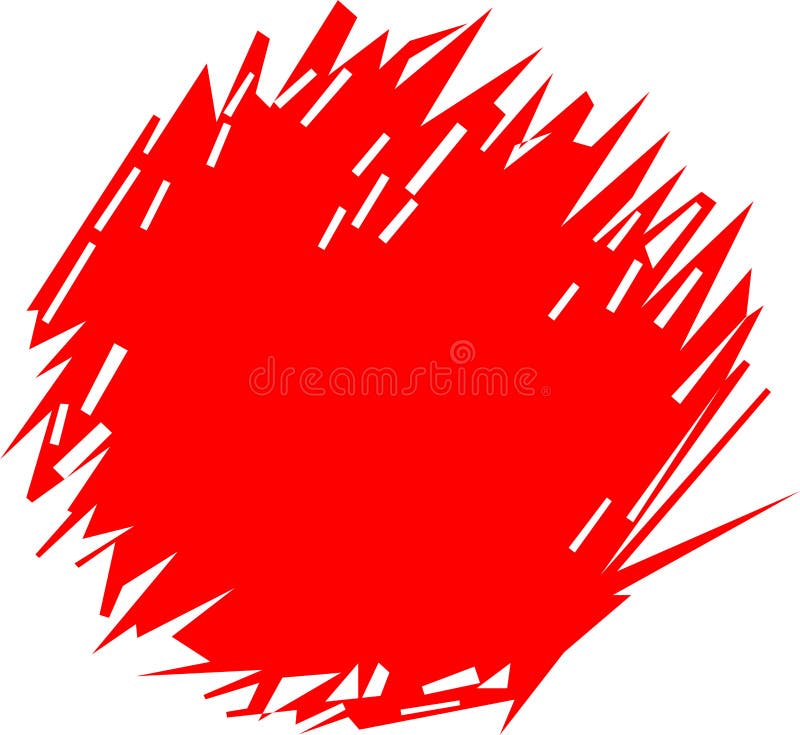 Illustration of Red Graffiti Geometric Circle Stock Vector ...