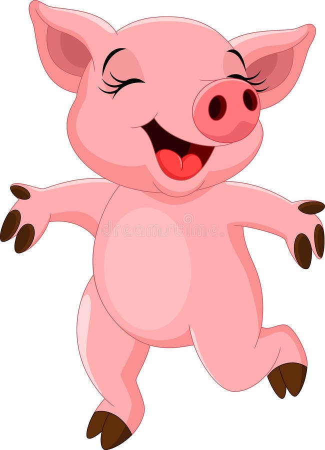 Happy Pig Cartoon Stock Illustrations – 26,927 Happy Pig Cartoon Stock ...