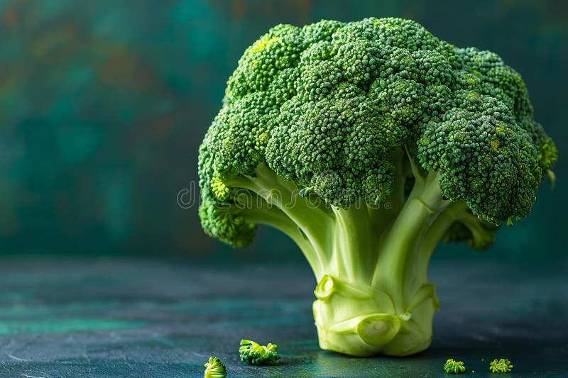 The Head of the Broccoli is Not the Main Focus, High Quality, High ...