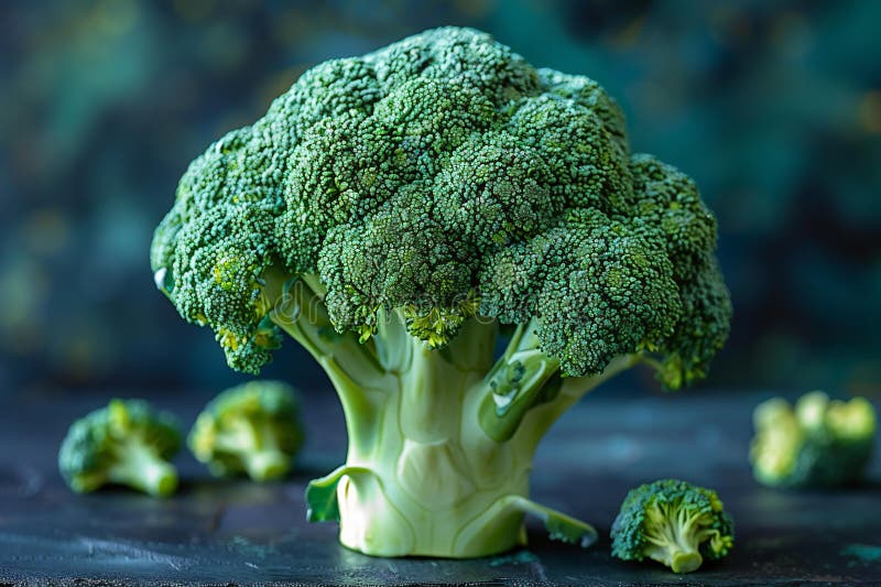 The Head of the Broccoli is Not the Main Focus, High Quality, High ...