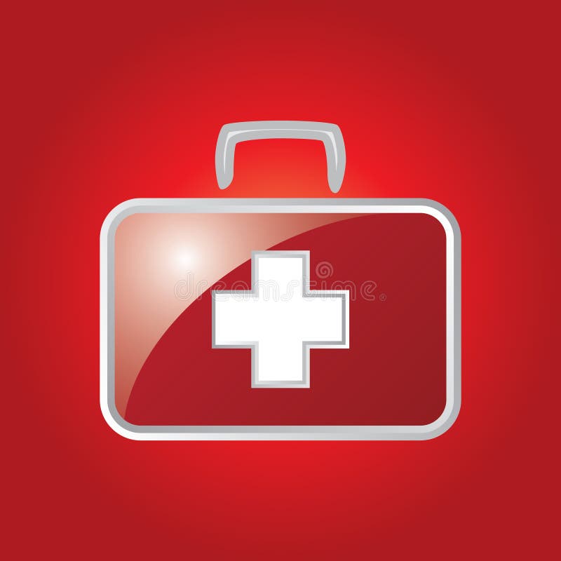 Illustration of a Health Kit. Stock Vector - Illustration of white ...