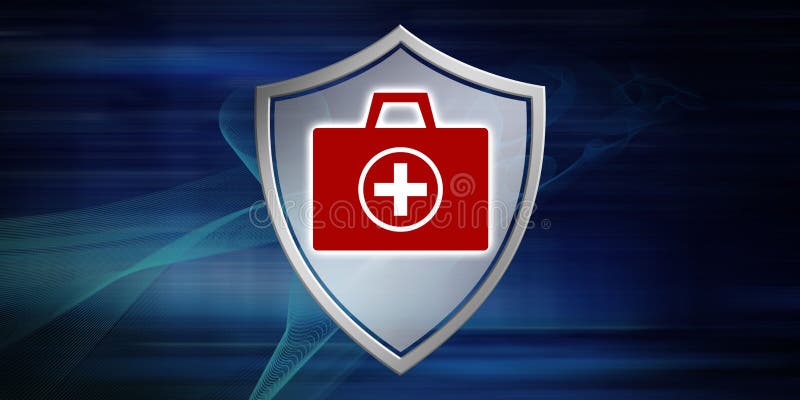 Concept of Health Protection Stock Illustration - Illustration of ...