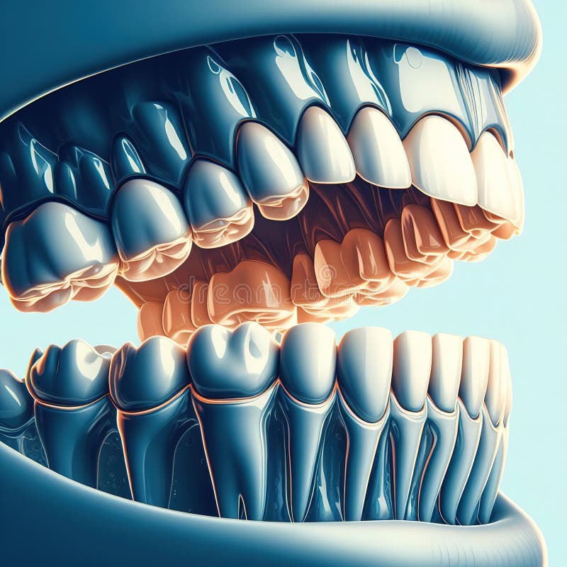 Illustration about Healthy Teeth. Generative AI Stock Image - Image of ...
