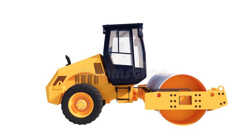 Illustration of Heavy Construction Equipment Machines Stock ...