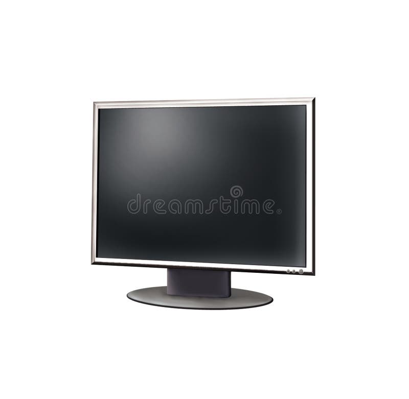 Illustration of High Definition TV Screen. Stock Illustration ...