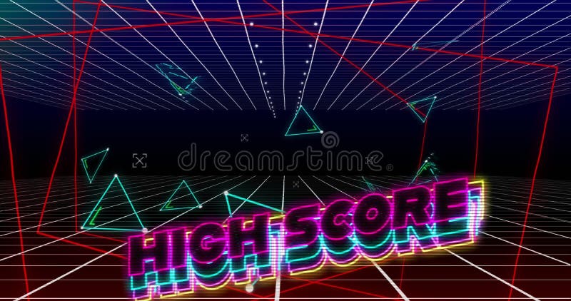 High Score Video Game Stock Illustrations – 344 High Score Video Game ...