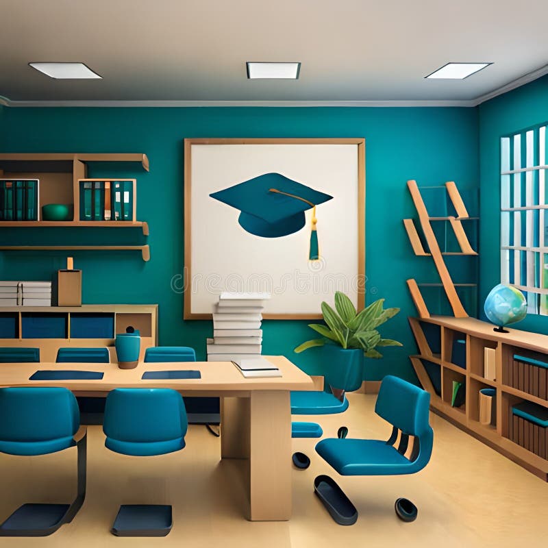 Illustration on Higher Education and Higher Studies Stock Illustration ...