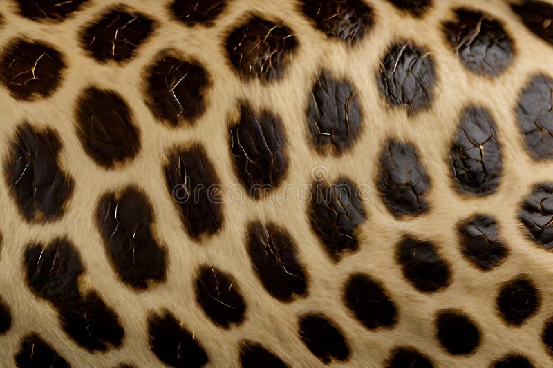 Leopard Leather Texture, Featuring Unique Spots and Natural Skin ...