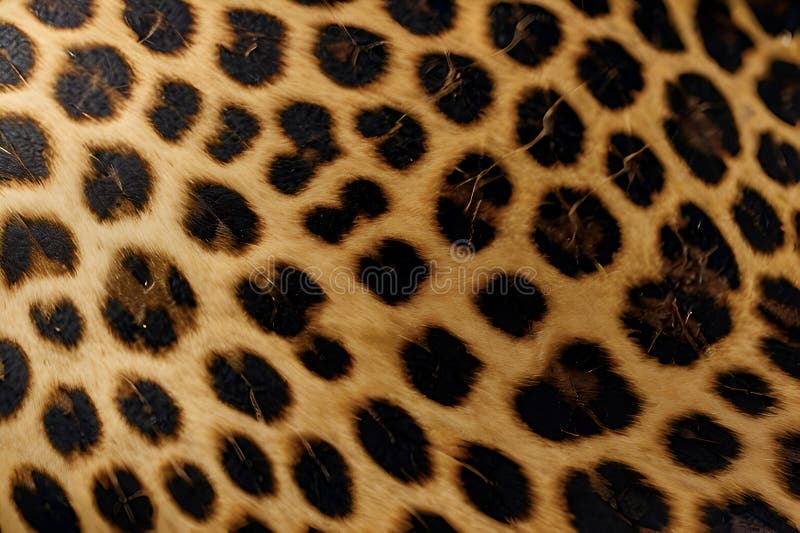 Leopard Leather Texture, Featuring Unique Spots and Natural Skin ...