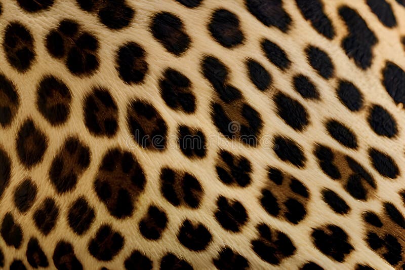 Leopard Leather Texture, Featuring Unique Spots and Natural Skin ...