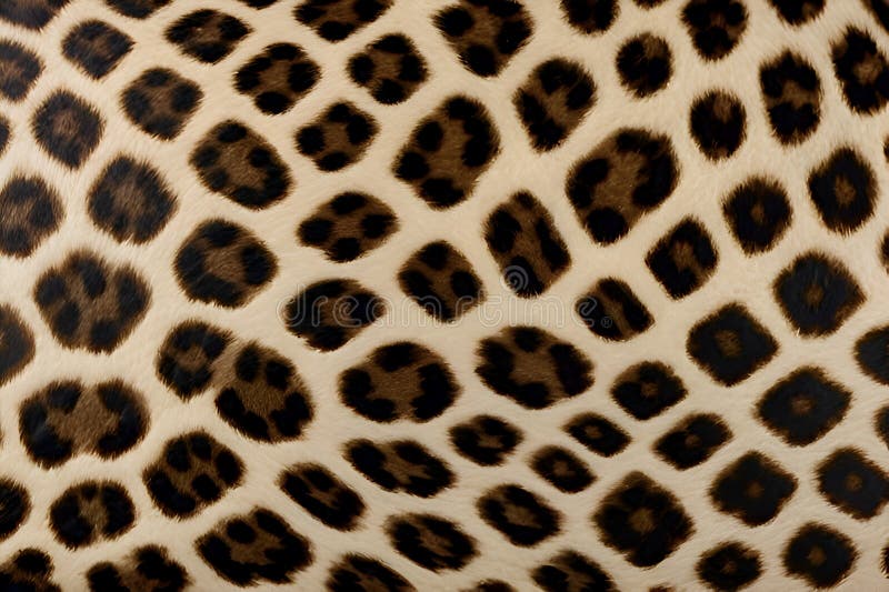 Leopard Leather Texture, Featuring Unique Spots and Natural Skin ...