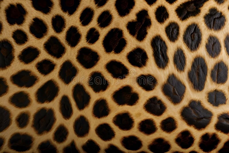 Leopard Leather Texture, Featuring Unique Spots and Natural Skin ...