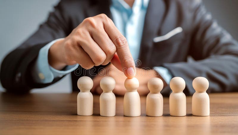 Illustration Highlighting the Process of Candidate Selection and Hiring ...