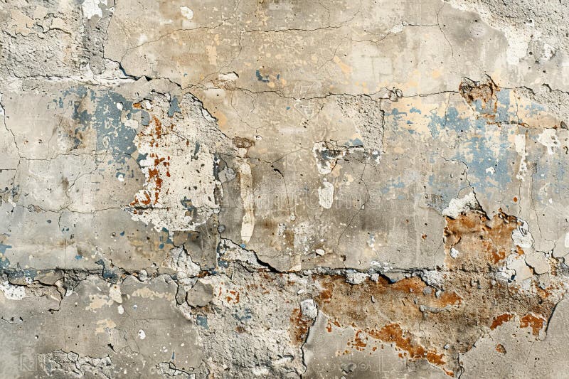 Illustration of Highly Detailed, Hyperrealistic Closeup Texture of Aged ...