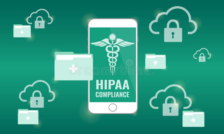 Illustration of Hipaa Compliance. Stock Vector - Illustration of ...